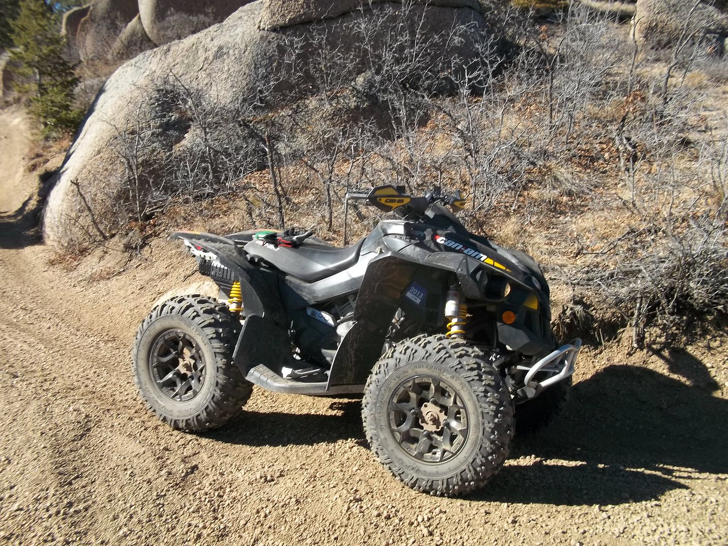Quadnut ridin a 4x4 quad LOL - ATV Picture and Video Sharing ...